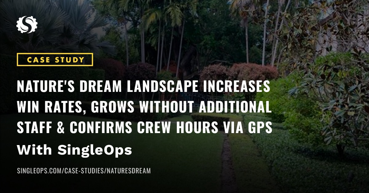 Nature's Dream Landscape Increases Win Rate to 90%, Grows without Additional Office Staff ...